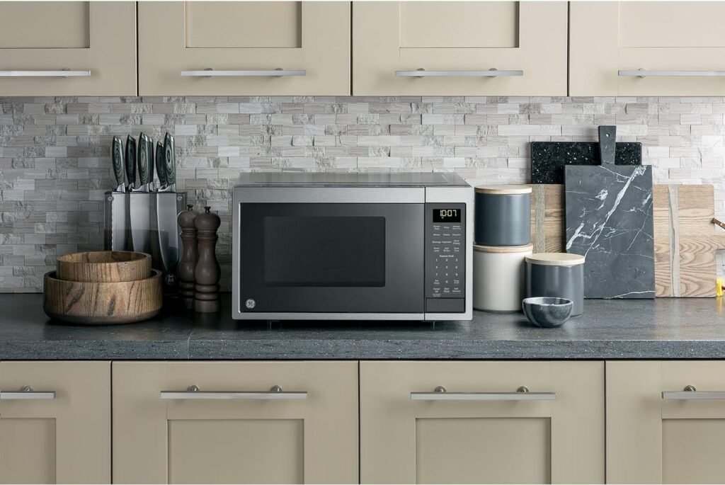 GE Smart Countertop Microwave Oven - Voice-Enabled Cooking